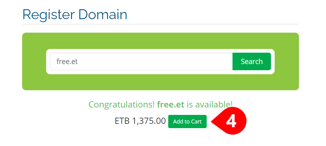 How To Register .et Domain name – Yegara HOST Guide